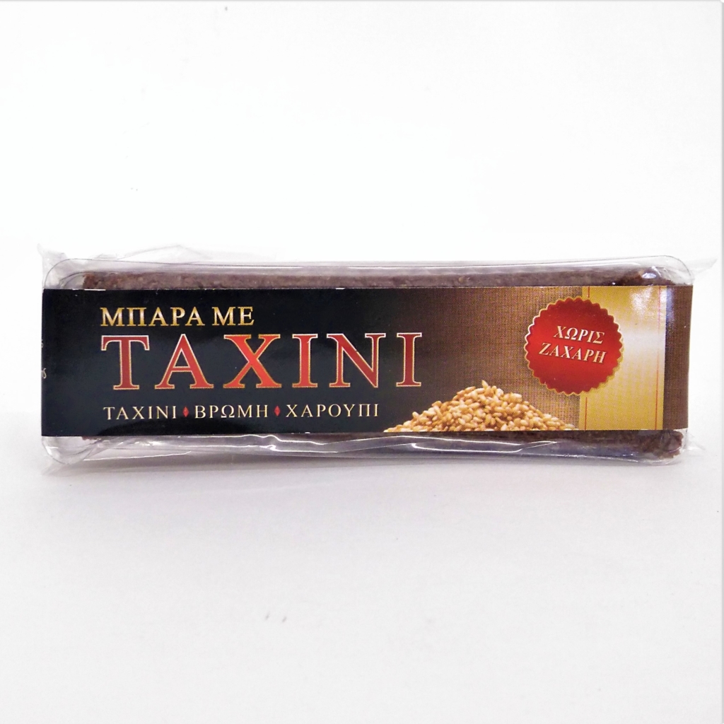 Μπάρα με ταχίνι και χαρούπι 100gr – Κανέλα και Γαρύφαλλο